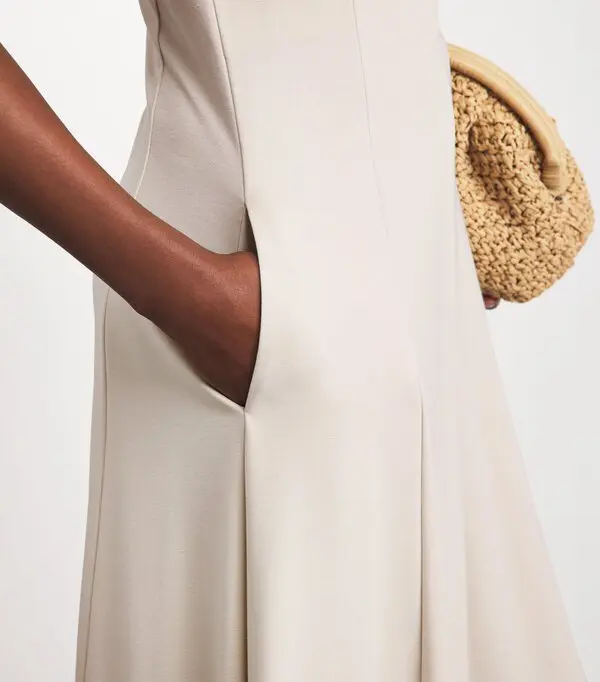 Eleventy Zip-up Midi Dress With Drawstring Waist