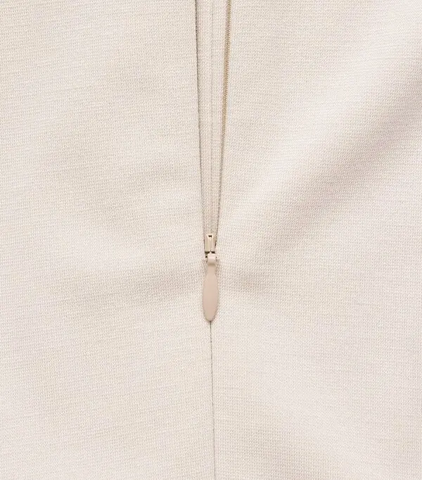 Eleventy Zip-up Midi Dress With Drawstring Waist