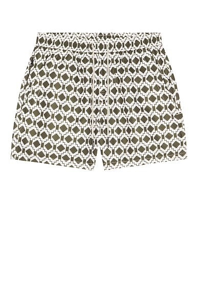 Oas Printed Swim Shorts - Pine