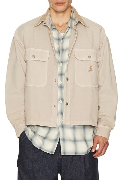 Carhartt Work In Progress Prescott Shirt Jacket - String & Leather