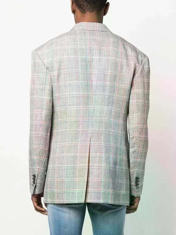 Dsquared2 Plaid-pattern Single-breasted Blazer
