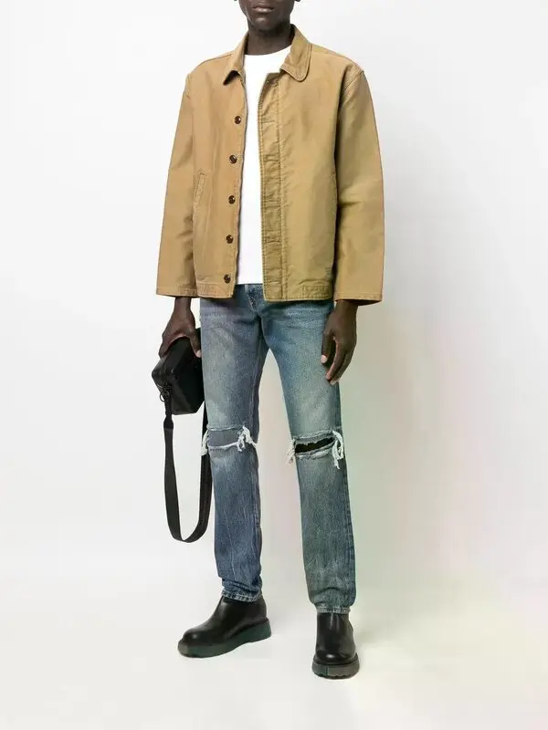 DIESEL® 1995 Ripped Straight-leg Jeans