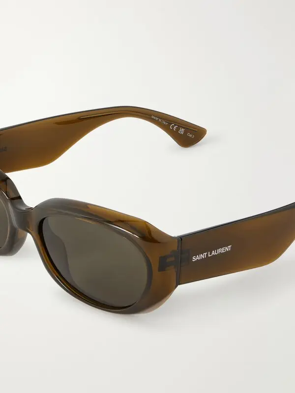 Saint Laurent Sl 868 Squared-frame Acetate Sunglasses