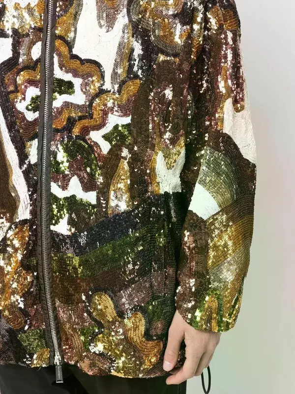 Dsquared2 Sequinned Zip-up Jacket