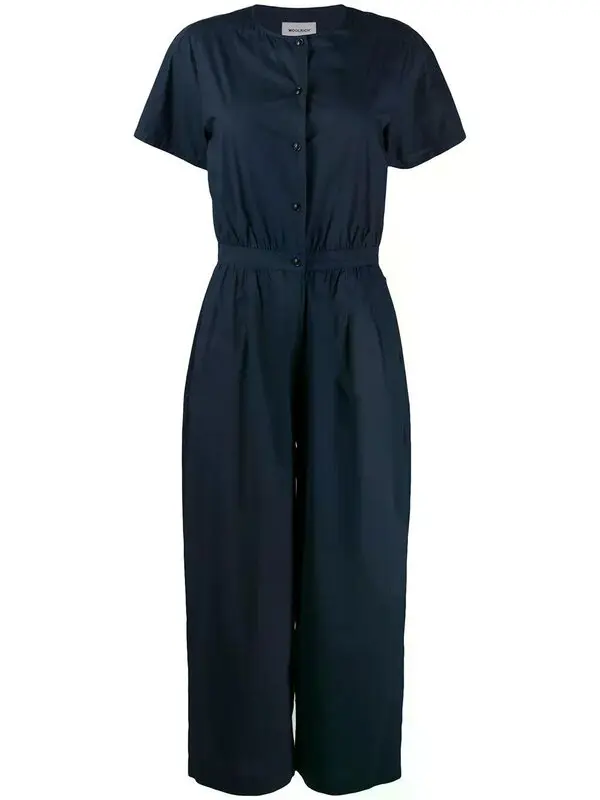 Woolrich Poplin Jumpsuit - Blue