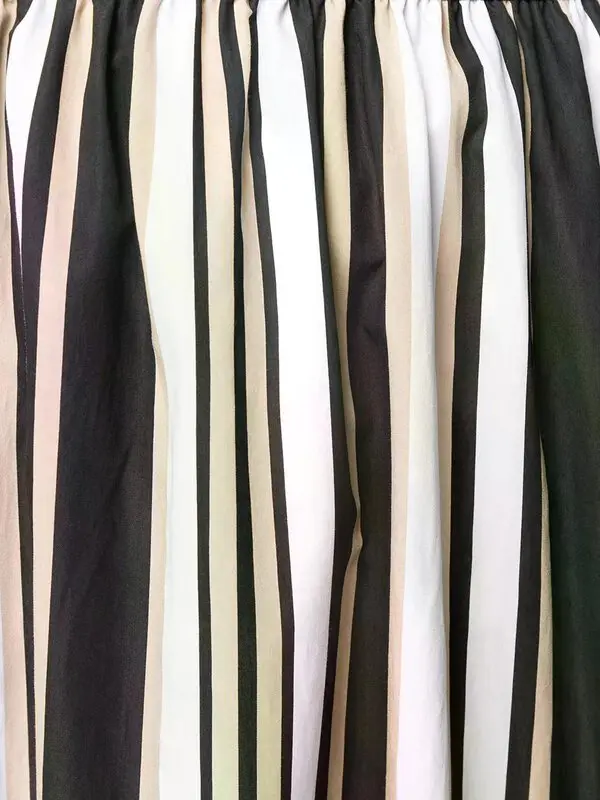 Woolrich Striped A-line Skirt