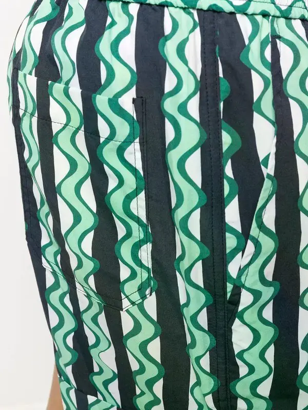 Neil Barrett Abstract Print Swim Shorts