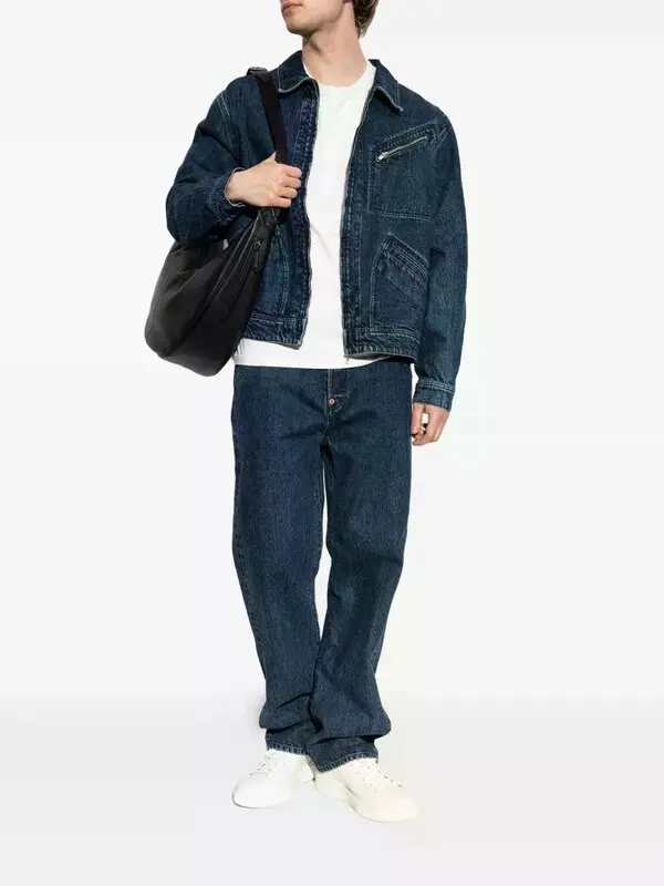 Kenzo Signature Utility Logo-embroidered Denim Jacket