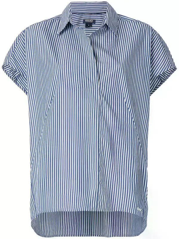 Woolrich Striped Short Sleeve Shirt