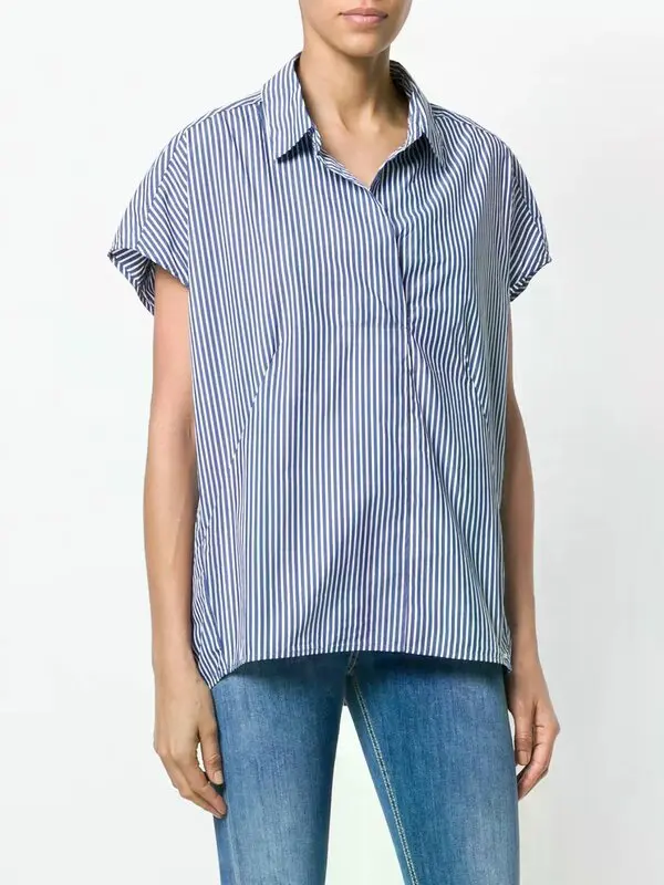 Woolrich Striped Short Sleeve Shirt
