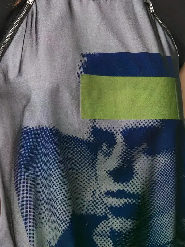 Dsquared2 Sleeveless Layered Print T-shirt