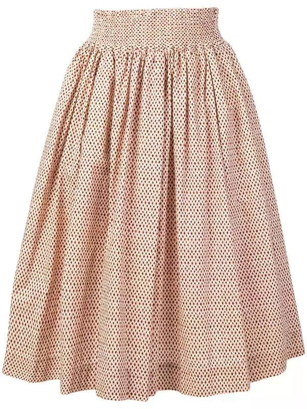 Woolrich Printed Popeline Skirt - Neutrals