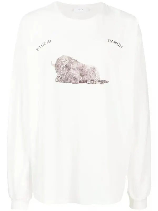 1989 STUDIO Graphic Print Cotton Sweatshirt