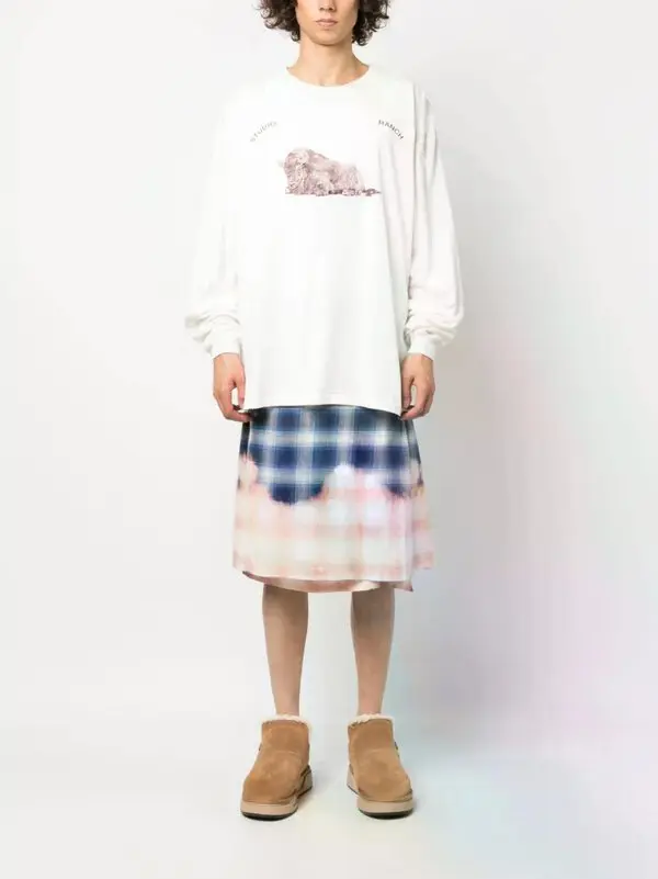 1989 STUDIO Graphic Print Cotton Sweatshirt