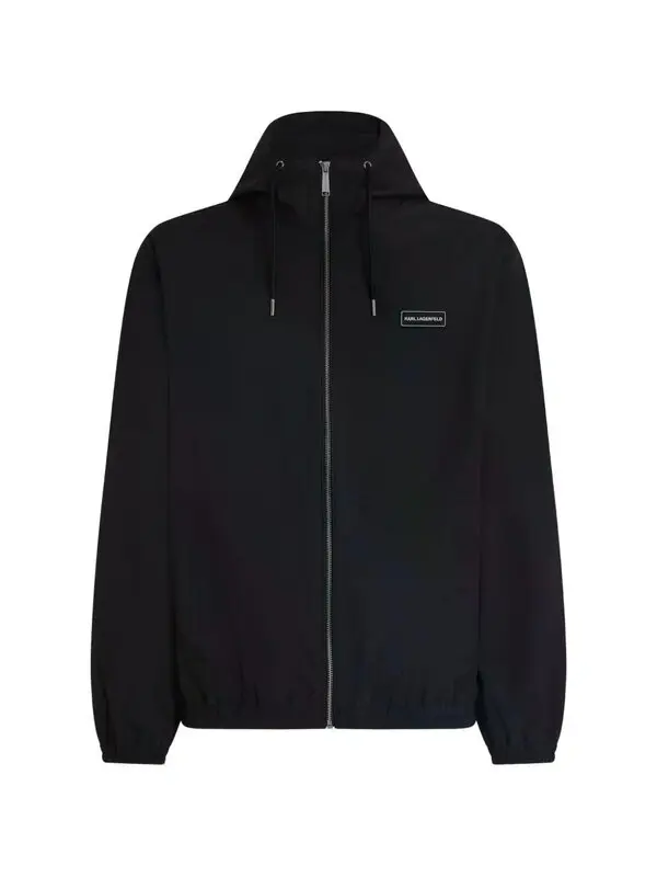 Karl Lagerfeld Logo-patch Hooded Jacket