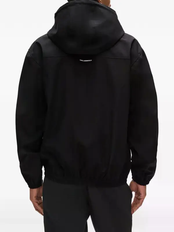 Karl Lagerfeld Logo-patch Hooded Jacket