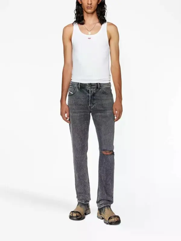 DIESEL® 1995 D-sark 09g81 Straight-leg Jeans - Grey