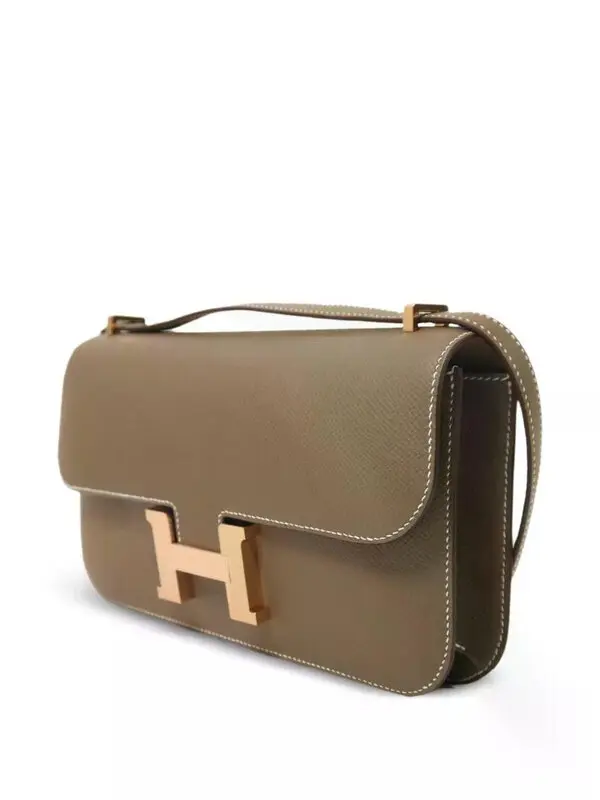 Hermès Constance Elan Shoulder Bag In Taupe Epsom Leather - Brown