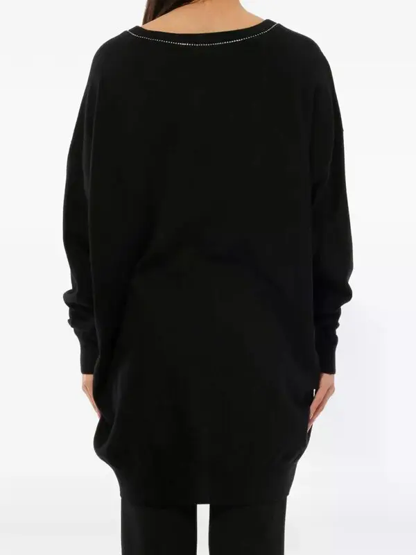 Givenchy Embroidered Strass-embellished Sweater
