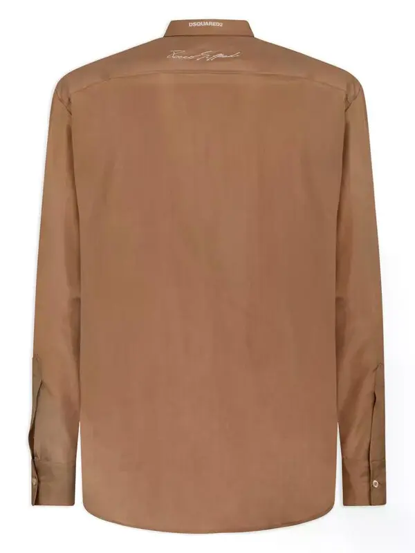 Dsquared2 Graphic-print Silk Shirt