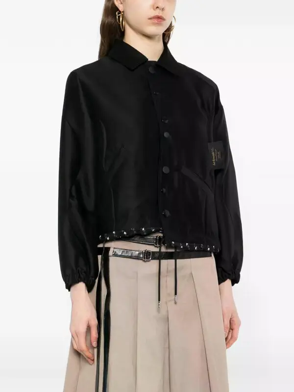 Undercover Printed-hem Jacket