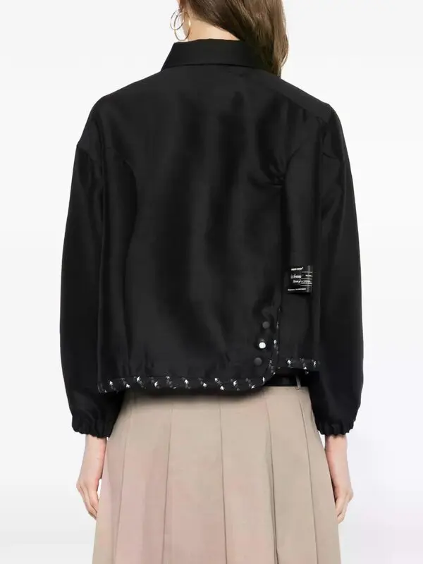 Undercover Printed-hem Jacket