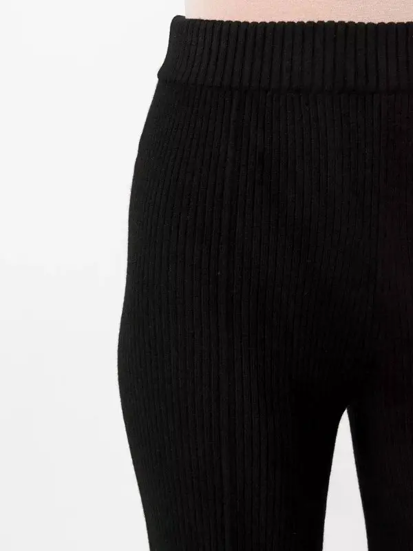 AERON Ribbed Merino-cashmere Trousers