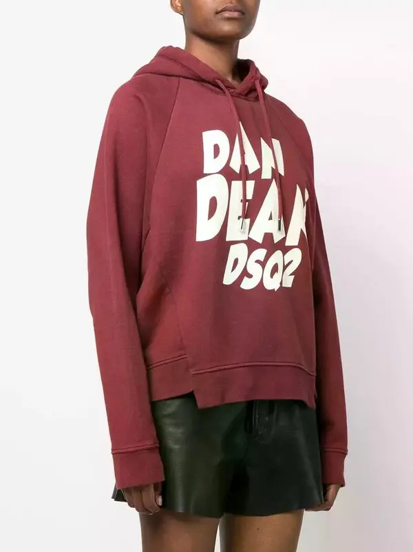 Dsquared2 Logo-print Drawstring Hoodie