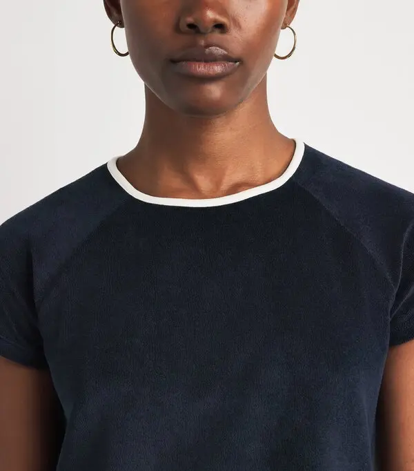 ME+EM Organic Cotton-blend Terry Baby Fit T-shirt