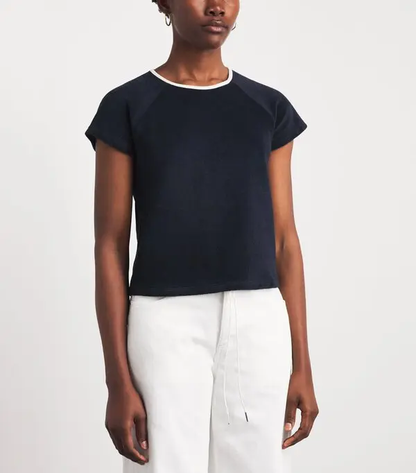 ME+EM Organic Cotton-blend Terry Baby Fit T-shirt