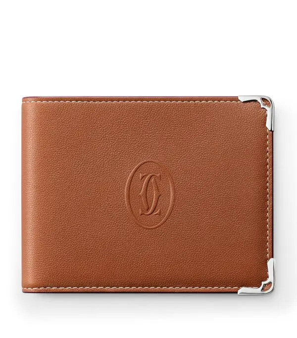 Cartier Leather Must De Wallet - Beige