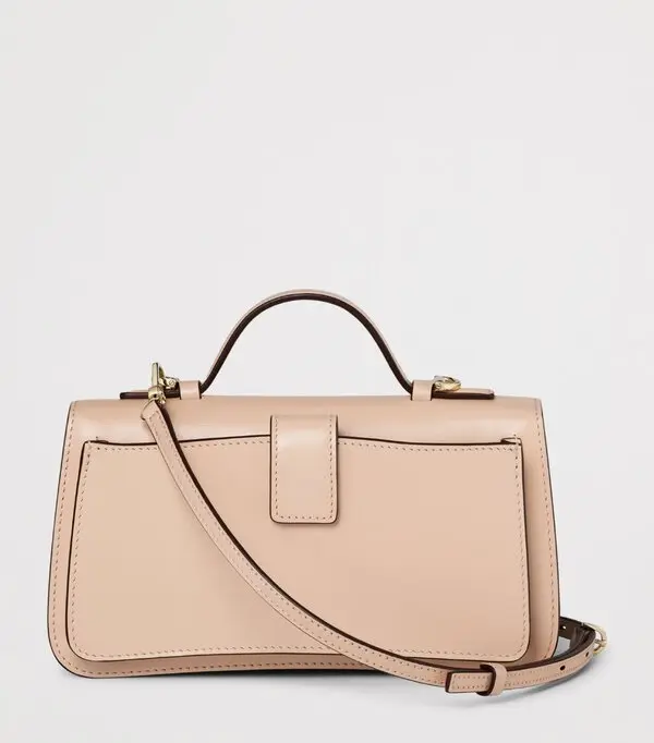 Cartier Panthère Leather Top Handle Bag - Beige