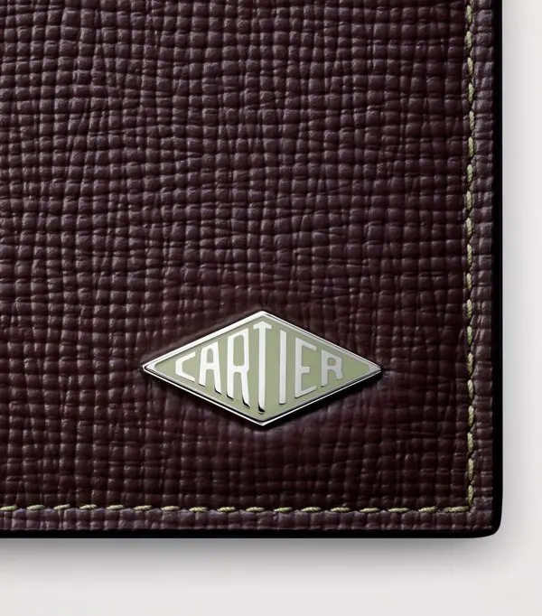 Cartier Leather Losange Card Holder - Brown