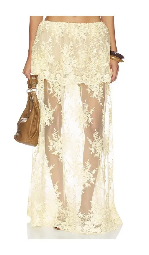 STONE COLD FOX X Revolve Celia Maxi Skirt In . Also - Ivory
