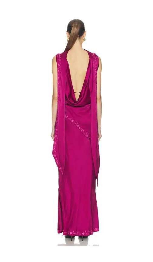YELLOW THE LABEL Nina Silk Dress