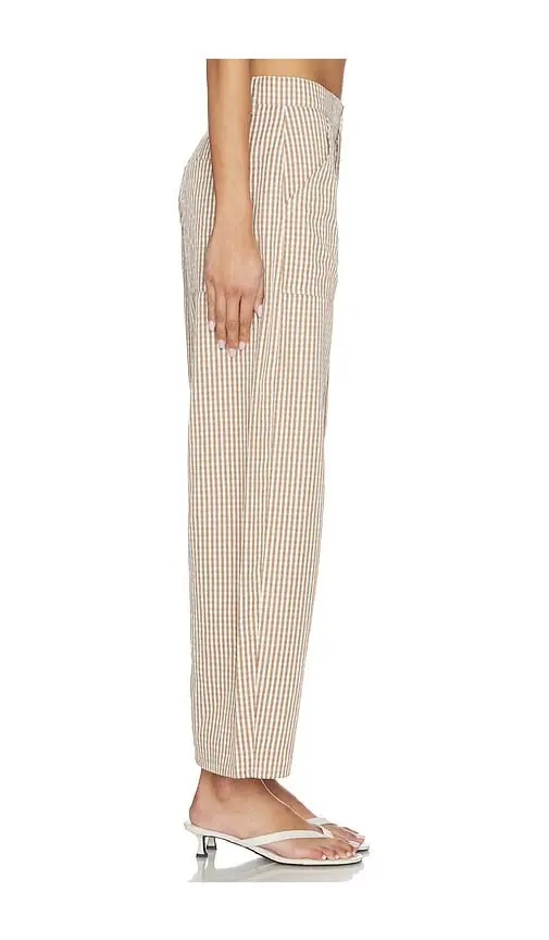 Lna Cross Creek Check Pant