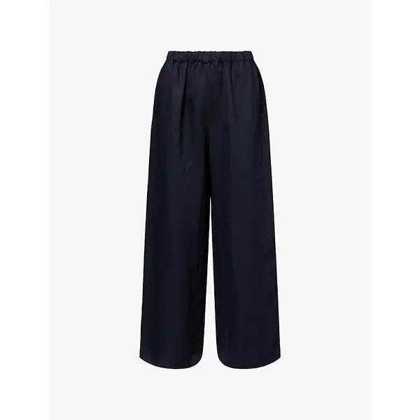 Jenni Kayne Demi Wide-leg Trousers - Navy