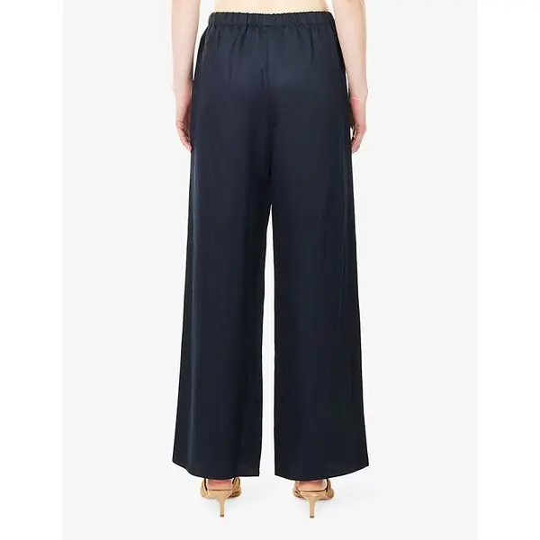 Jenni Kayne Demi Wide-leg Trousers - Navy