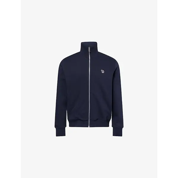 Paul Smith Logo Zip Cotton Jumper