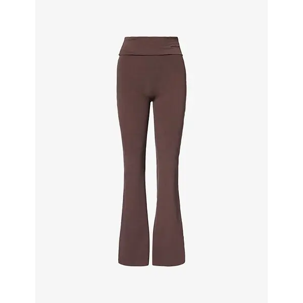 SISTERLY TRIBE Soft Cotton Foldover Yoga Trousers