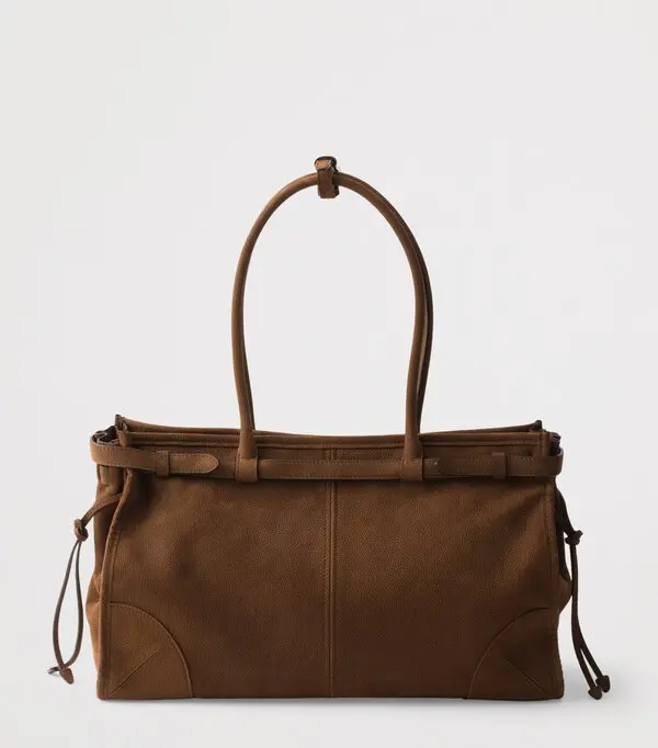 Prada Large Leather Bonnie Shoulder Bag