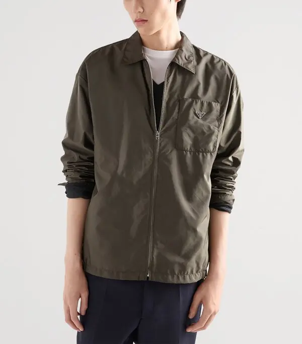 Prada Re-nylon Zipped Shirt