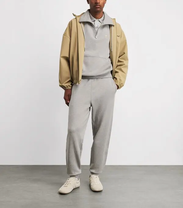 AMI Paris Cotton De Coeur Sweatpants - Grey