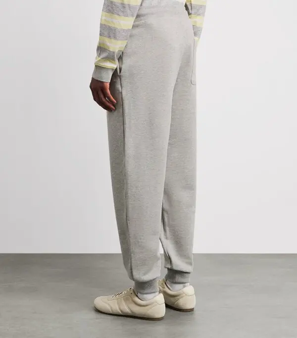 AMI Paris Cotton De Coeur Sweatpants - Grey