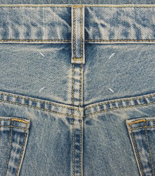 MAISON MARGIELA Wide-leg Jeans With Distressed Detail