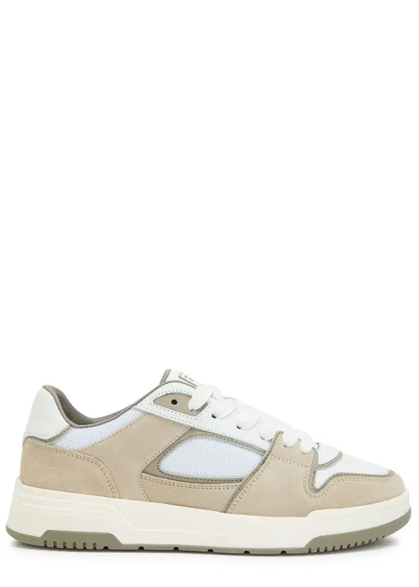 CLEENS Lay Up Panelled Leather Sneakers - Sand