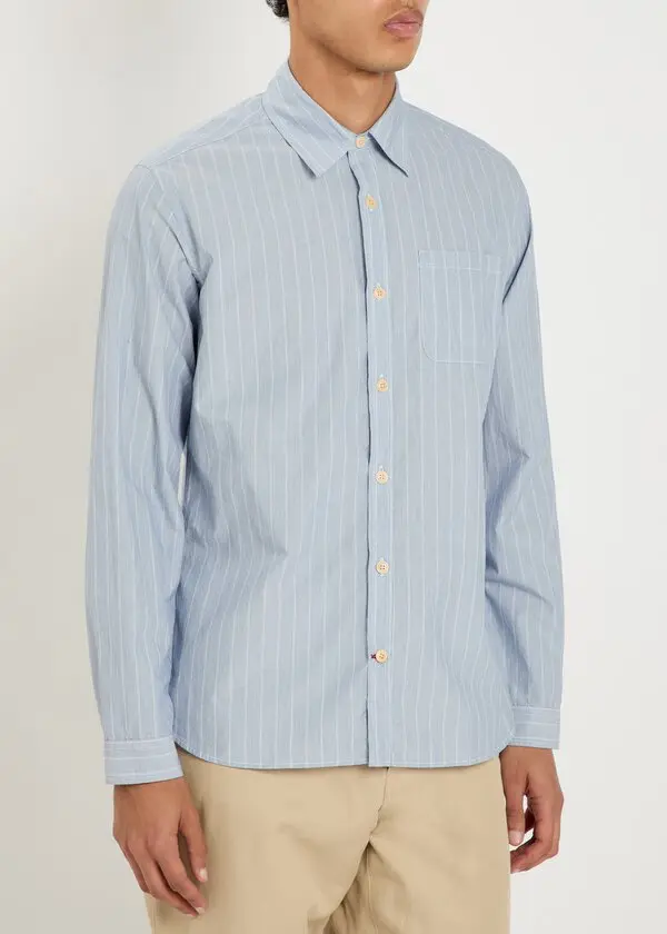 Oliver Spencer Striped Cotton Shirt