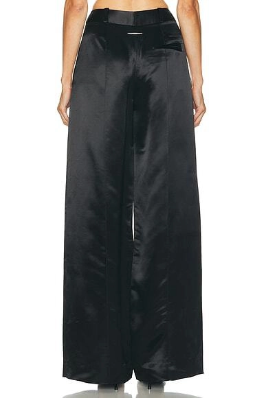 GRACE LING Pleated Claw Wide Leg Trouser