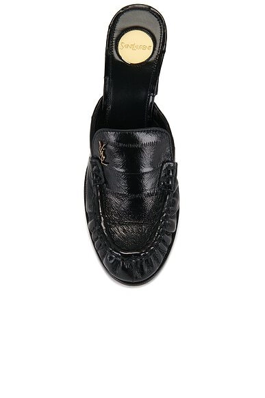 Saint Laurent Le Loafer Mule Pump - Nero