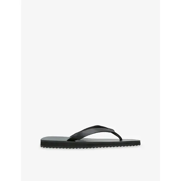 Senso Leather Flip-flops - Black